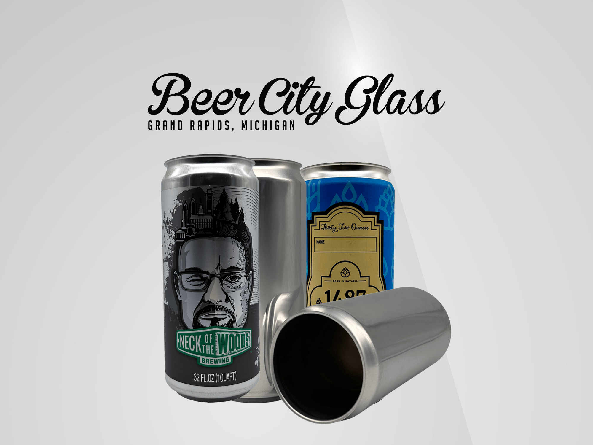 32oz Crowler Cans – Beer City Glass